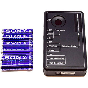 KJB RD-30 LawMate Pocket RF Detector, 3 Modes of Detections, Quickly Finds Hidden Cameras Using The Hidden Camrea Lens Finder, Can Detected Wired Cameras, Low and High Sensitivity