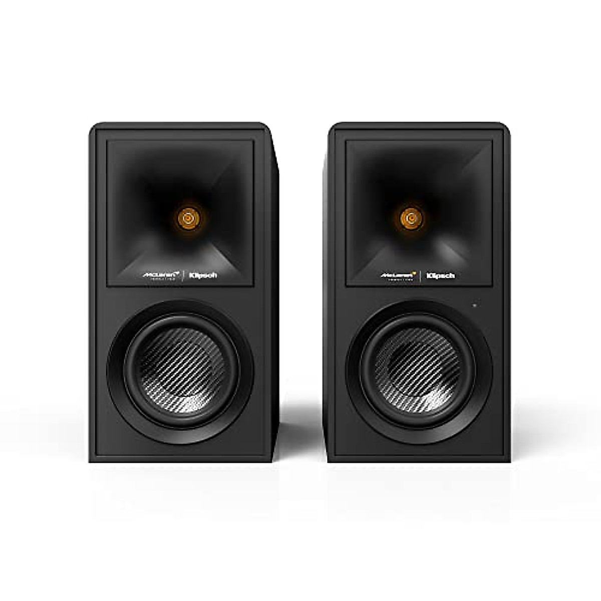 Klipsch The Fives Powered Speaker Monitor 2.0 System McLaren Edition with HDMI-ARC, Bluetooth Wireless Connection, 160 Watts Total System Power, and Best-in-Class Cabinet Construction