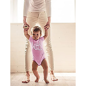 CBTwear Relax My Mom Is A Nurse - Best Mommy Ever - Future Nurse - Stay Calm - Cute Infant One-Piece Baby Bodysuit (6 Months, Pink)