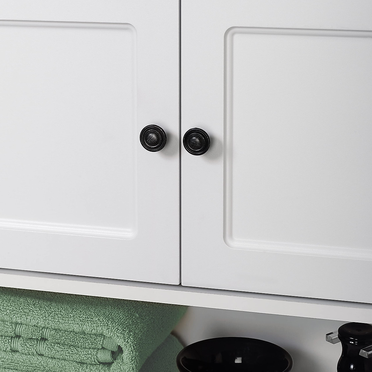 Zenna Home Bathroom Wall Cabinet, White with 2 Doors and 3 Adjustable Shelves, Ideal Medicine Cabinet or Over-the-Toilet Wall-Mounted Storage for Bathroom Essentials