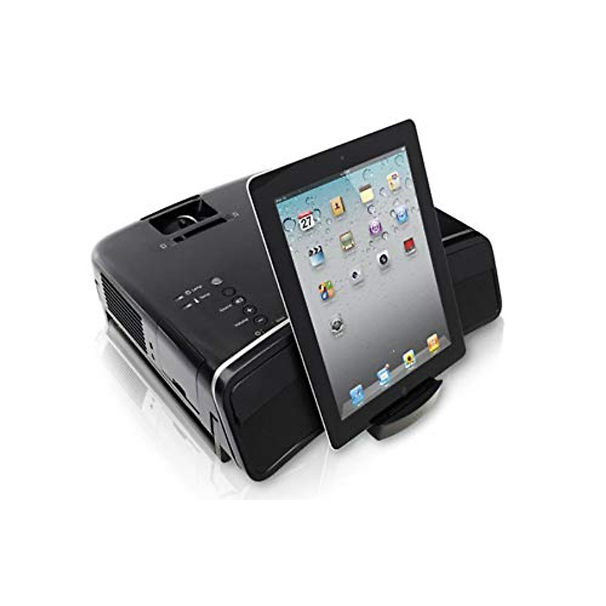 Epson MegaPlex MG-850HD 720p HD 3LCD Portable Digital Dock Projector and Speaker Combo for iPod, iPhone and iPad