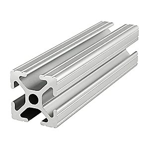 8020, 1010, 10 Series 1 Inch x 1 Inch T-Slotted Aluminum Extrusion DIY Extruded Linear Slot Bar Rail 80/20 (89" Long, Clear Anodize)