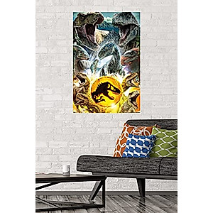 Trends International Jurassic World: Dominion - Group Wall Poster, 22.375" x 34", Unframed Version