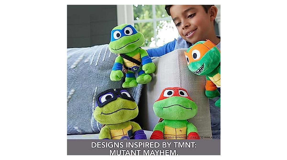 TMNT 8" Plush Donatello - Huggable Movie Toy