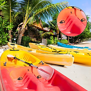 Hikeen 6 Pieces Kayak Plugs Scupper Plugs Kayak Drain Plugs with Lanyard Kayak Plugs for Sit on Top