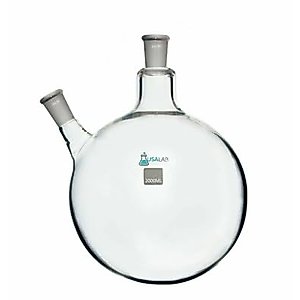 2L Round Bottom Receiving Flask - 2 Neck 24/40 2000ML - USAlab
