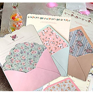 SCStyle 32 Cute Kawaii Lovely Special Design Writing Stationery Paper with 16 Envelope - 32 Letter paper (7.1x5.2 inch) by SCStyle