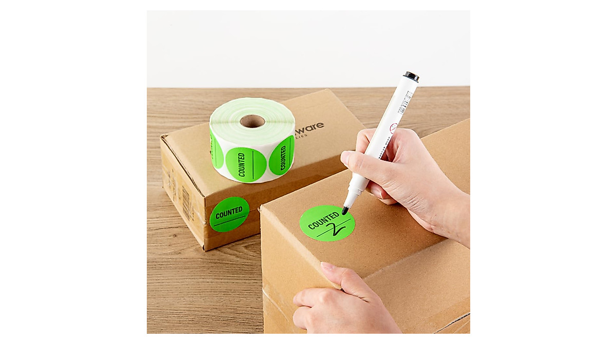 Premium Green Shipping Labels – 1000 Count 2-Inch Inventory Stickers