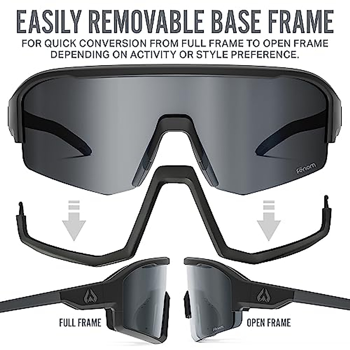 Wildhorn Radke MTB Cycling Glasses, UV400 Sports Sunglasses, Cycling Sunglasses for men & women w/ 3 Interchangeable Lenses