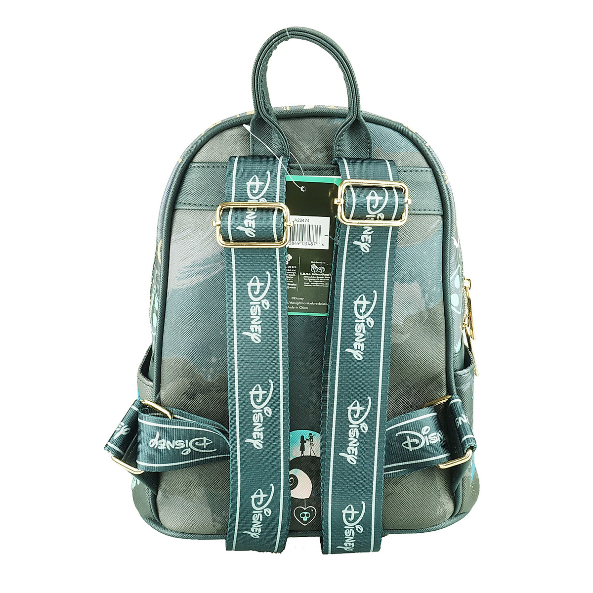 Wondapop Disney The Nightmare Before Christmas 11 Inch Vegan Leather Mini Backpack