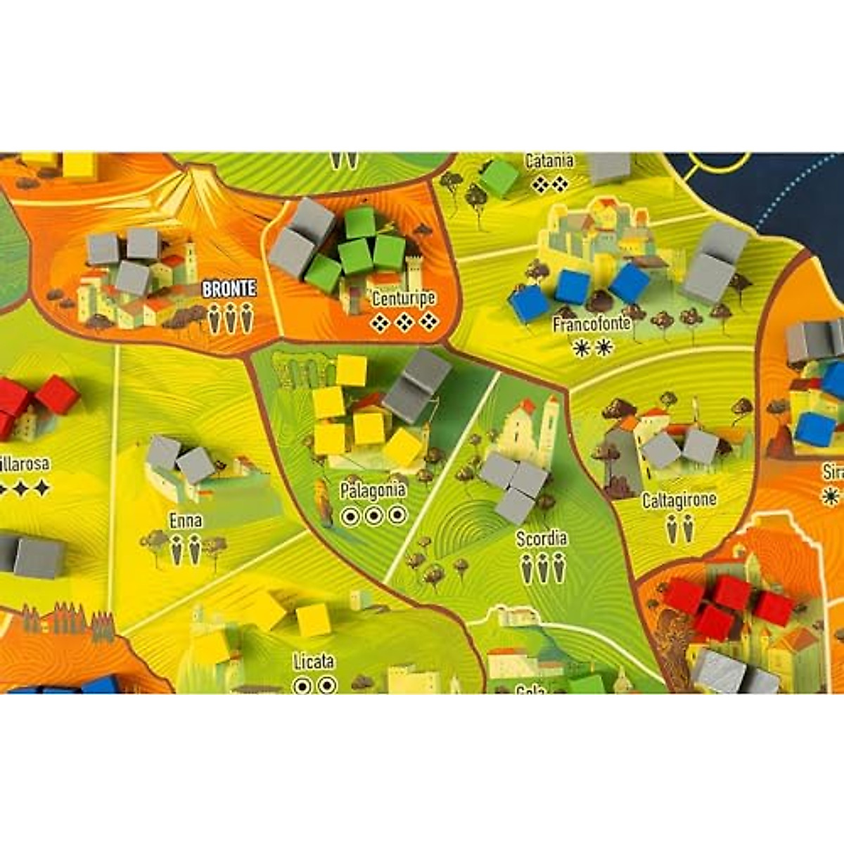 Capstone Games La Famiglia: The Great Mafia War - Capstone Games, 2-vs-2 Team Strategy Board Game, Based in 1980's Sicily, 4 Players, 90-180 Minute Game Play Time, Ages 16+