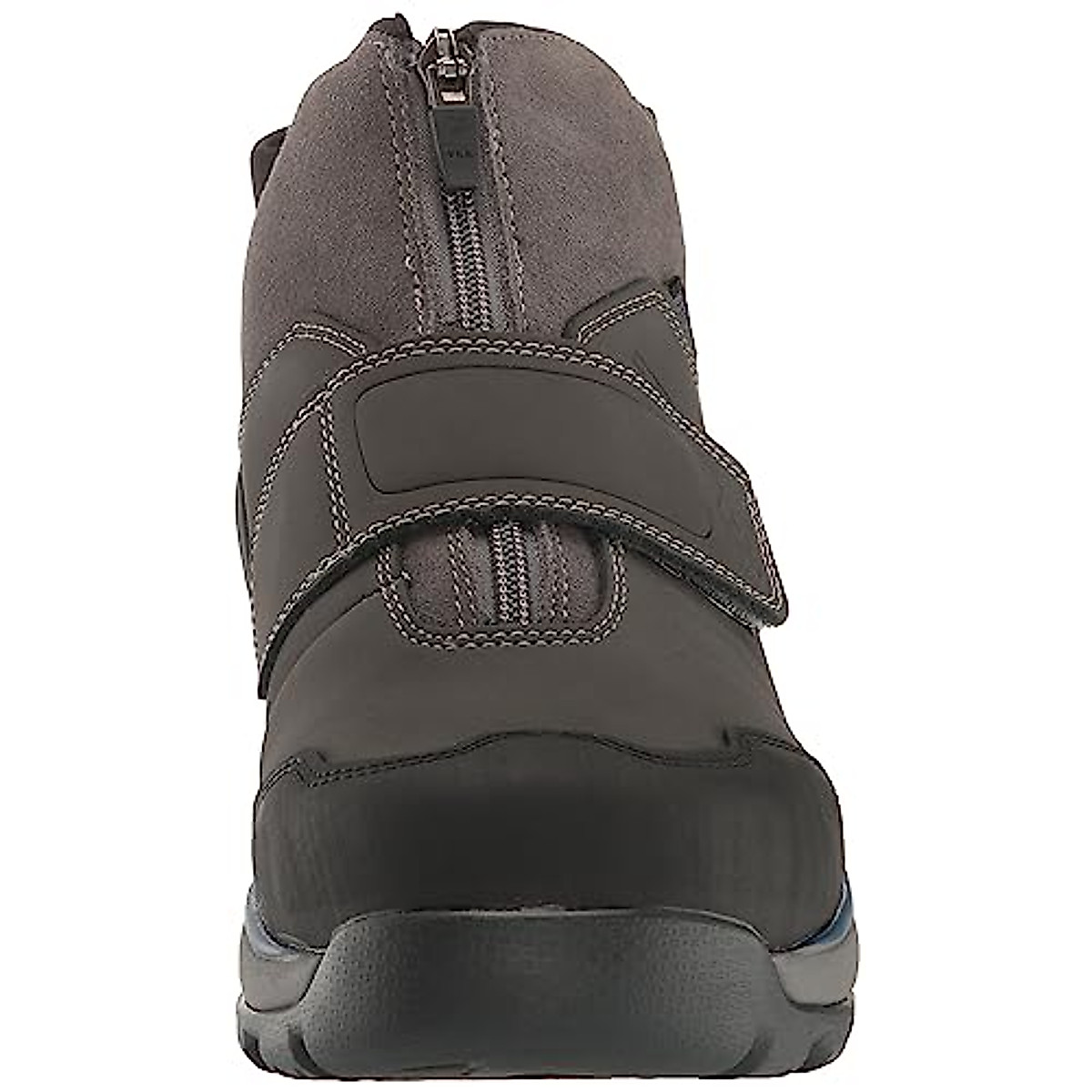 Propét Men's Valais Waterproof Hikers, Grey/Blue, 16 Medium US