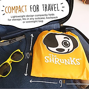 {2-Pack} Shrunks Inflatable Bed Rail for Toddlers, Kids, Adults, and Elderly | Portable Bed Bumpers for Toddlers Travel or Home | Blow Up Bed Guard Rail for Twin, Full, Queen, King Size Beds