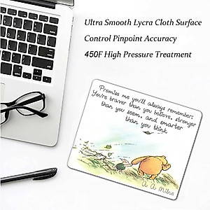 Manslator Anime Mouse Pad - Braver Than You Believe Laptop Desk Accessory, Gaming & Cute Design
