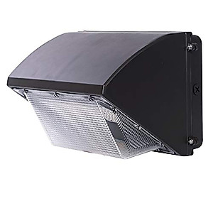 120W LED Wall Pack Light with Dusk-to-Dawn Photocell Sensor, 16800LM 5000K Daylight,Commercial and Industrial Outdoor Security Lights Waterproof IP65 for Front Door,Yard,Garage Lighting,UL Listed