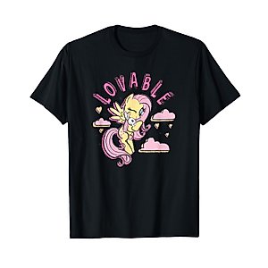 My Little Pony: Friendship Is Magic Fluttershy Lovable Logo T-Shirt
