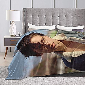 CaryJShelby Cole Sprouse Blanket Throw Size Ultra Soft Flannel Fleece All Season Light Weight Living Room/Bedroom Warm Blanket 80"x60"