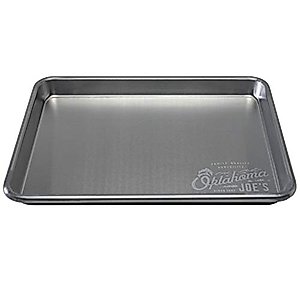 Oklahoma Joe's 7746212P06 13" x 9" Aluminum BBQ Serving Tray, Gray