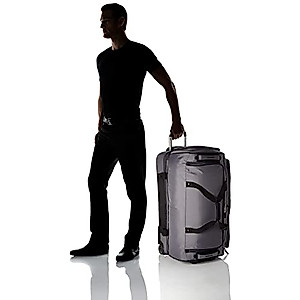 Travelpro Bold Drop Bottom Wheeled Rolling Duffel Bag, Grey/Black, 30-Inch