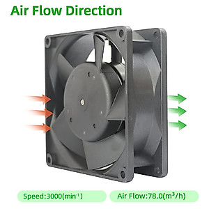 for ebmpapst 3312U 92x92x32mm DC 12V 0.2A IP68 Waterproof Axial Fan