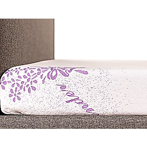 Tulo by Mattress Firm | 6 INCH Memory Foam Lavender Mattress | Pain-REDUCING Pressure Relief | Full Size