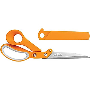 Fiskars Amplify RazorEdge Fabric Shears, 10 Inch, Orange