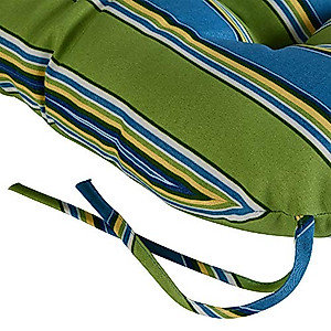 South Pine Porch Cayman Stripe Seat/Back Chair Cushion, 1 Count (Pack of 1)