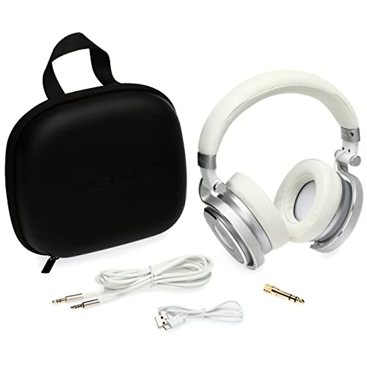 Ashdown OV-1-B-CONNECT Over-Ear Active Noise Canceling Bluetooth Headphones - White