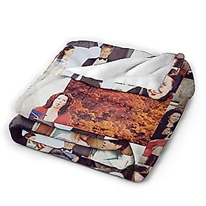 Throw Blanket Printing Blanket Soft Plush Bedding Sofa Warm Flannel Fleece Blankets Gifts 50"x40"