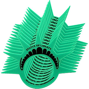 Statue of Liberty Foam Crown Hat Visor Costume (12 PACK) One Size Party Decoration