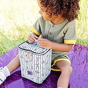 Petunia Pickle Bottom Baby Cooler Bag | Perfect for Baby Bottles and Snacks | Insulated & Reusable Bottle Cooler and Baby Holder | Disney & Pixar Playday