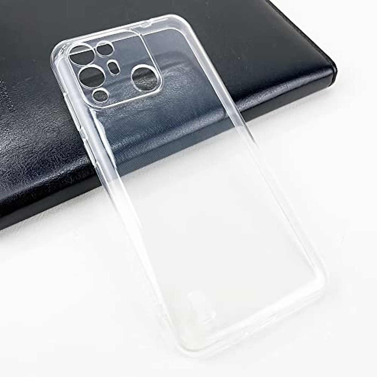 Ytaland for Blackview A55 Pro case, Crystal Clear Soft Silicone Shockproof TPU Transparent Bumper Protective Phone Case Cover