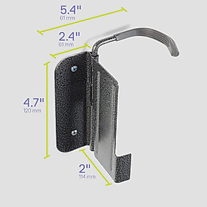 Swivel Bike Wall Mount by Delta Cycle - Garage Bike Rack Swings 90 Degrees For More Floor Space - Bike Wall Hanger With Rear Tire Tray - Vertical Bike Rack Holds Any Bike Up To 40 lbs