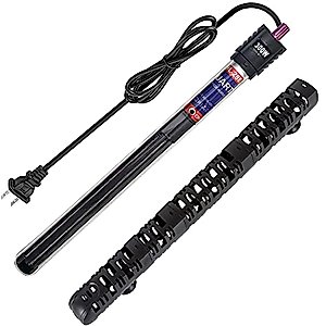 ZHGSERVU 100W/300W/500W Aquarium Heater Submersible 10-90 Gallon 300 Watt Fish Tank Heater with Durable Quartz Glass Protective Sleeve Auto Thermostat for Fresh-Water & Salt-Water