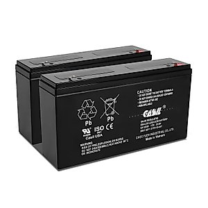 Casil 12V 33Ah Replacement Battery Compatible with Simplex 2081-9271 Fire Alarm Control Panel 2 Pack
