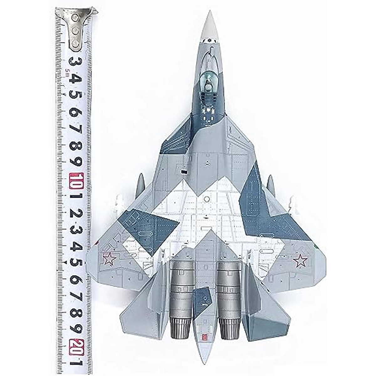 Flmenunu SU-57 Fighter Jet Airplane Model 1/100 Falcon Military Aircraft Diecast Models