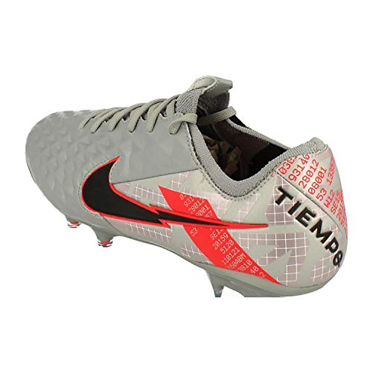 Nike Legend 8 Elite Mens Football Boots CW0518 Soccer Cleats (UK 7 US 8 EU 41, Metallic Bomber Grey Black 906)