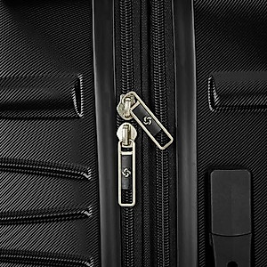 Samsonite Evolve SE Hardside Expandable Luggage with Double Spinner Wheels, Artic Silver, Carry-on