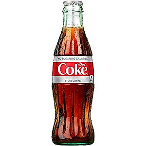Diet Coke Glass Bottles 4(6 Packs)