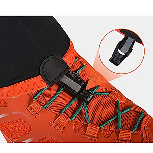 AONIJIE Outdoor Low Ankle Walking Gaiters Lightweight Protective Shoe Covers for Camping Hiking Hunting