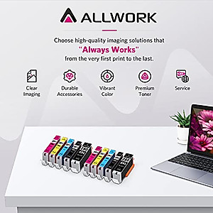 ALLWORK PGI-280XXL CLI-281XXL Compatible Ink Cartridges Replacement for Canon 280XXL 281XXL Ink Cartridge Works with Canon PIXMA TR7520 TR8520 TS6120 TS6220 TS8120 TS8220 TS9120 TS9520 TS6320