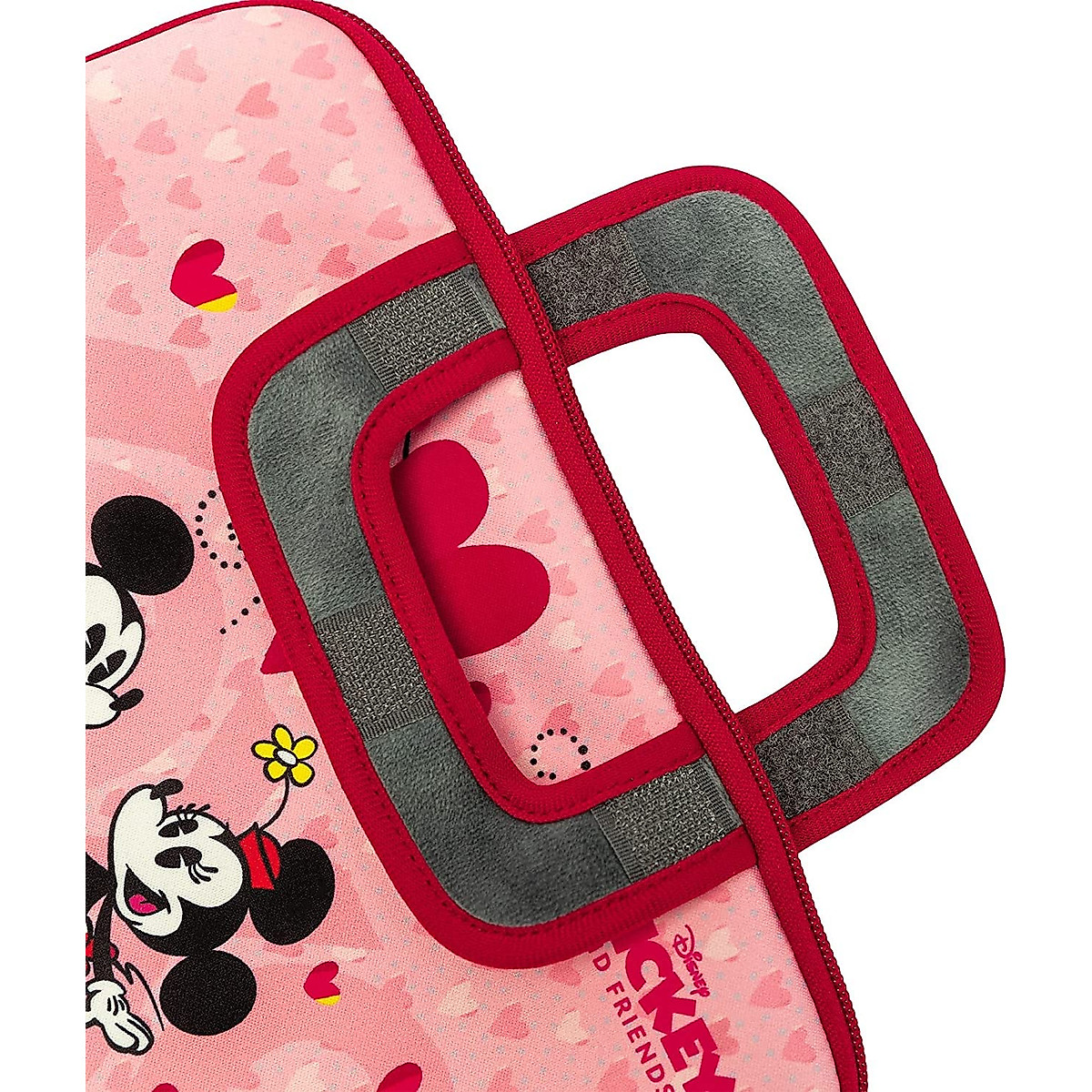 Pebble Gear Disney Mickey Kids Laptop Carry Bag - Universal - Fits 7 Inch Tablets - for Travel and Holidays - Storage for Toys, Headphones, Tablets - Storage Pocket (Mickey Always and Forever)