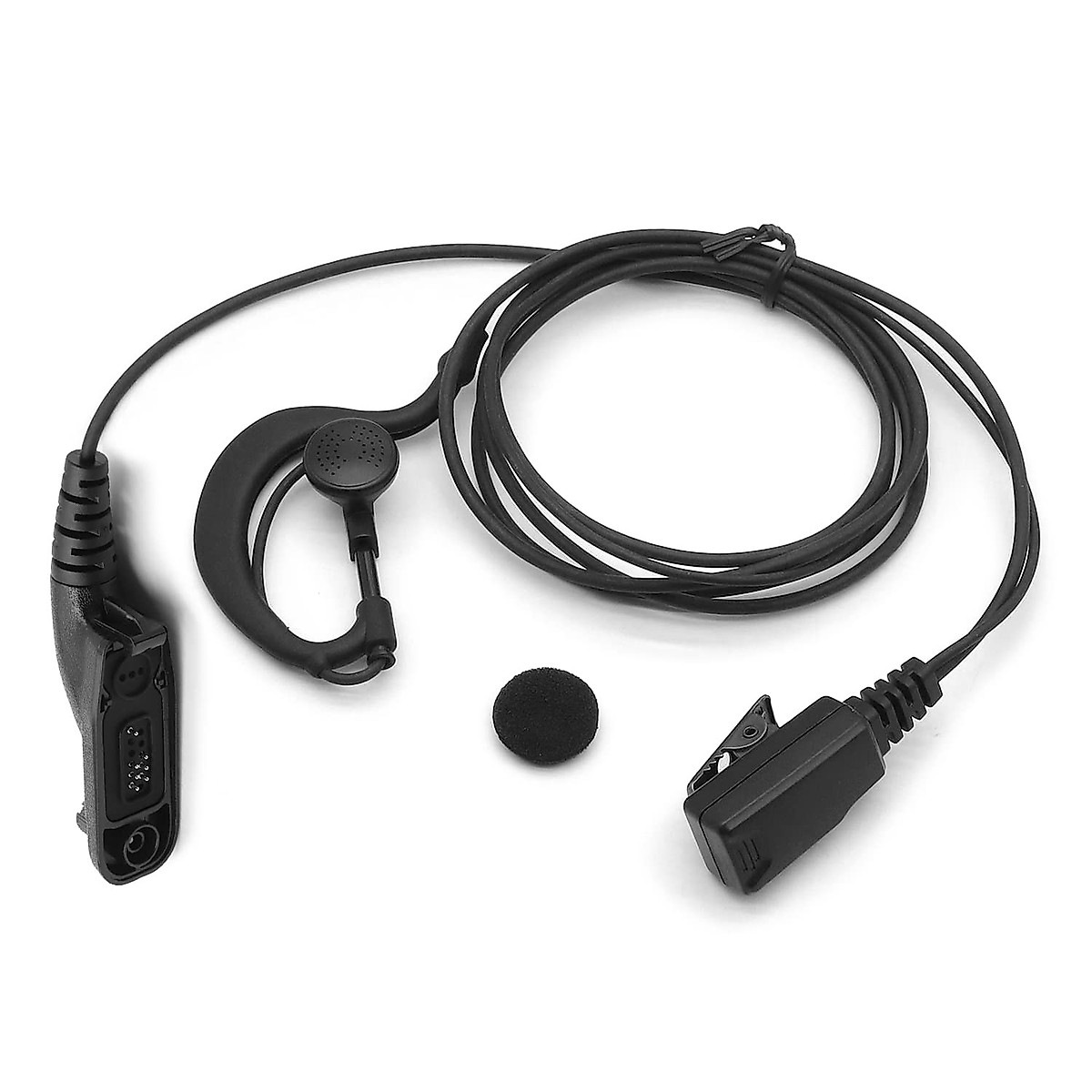 NEWASHAN Earpiece Headset Compatible with Motorola MotoTRBO Radio XPR6350 XPR6550 XPR7550 DP4800 APX4000 APX6000 APX7000 APX8000 XiR-P8200 XiR-P8268 G-Style Clip Ear PTT Mic