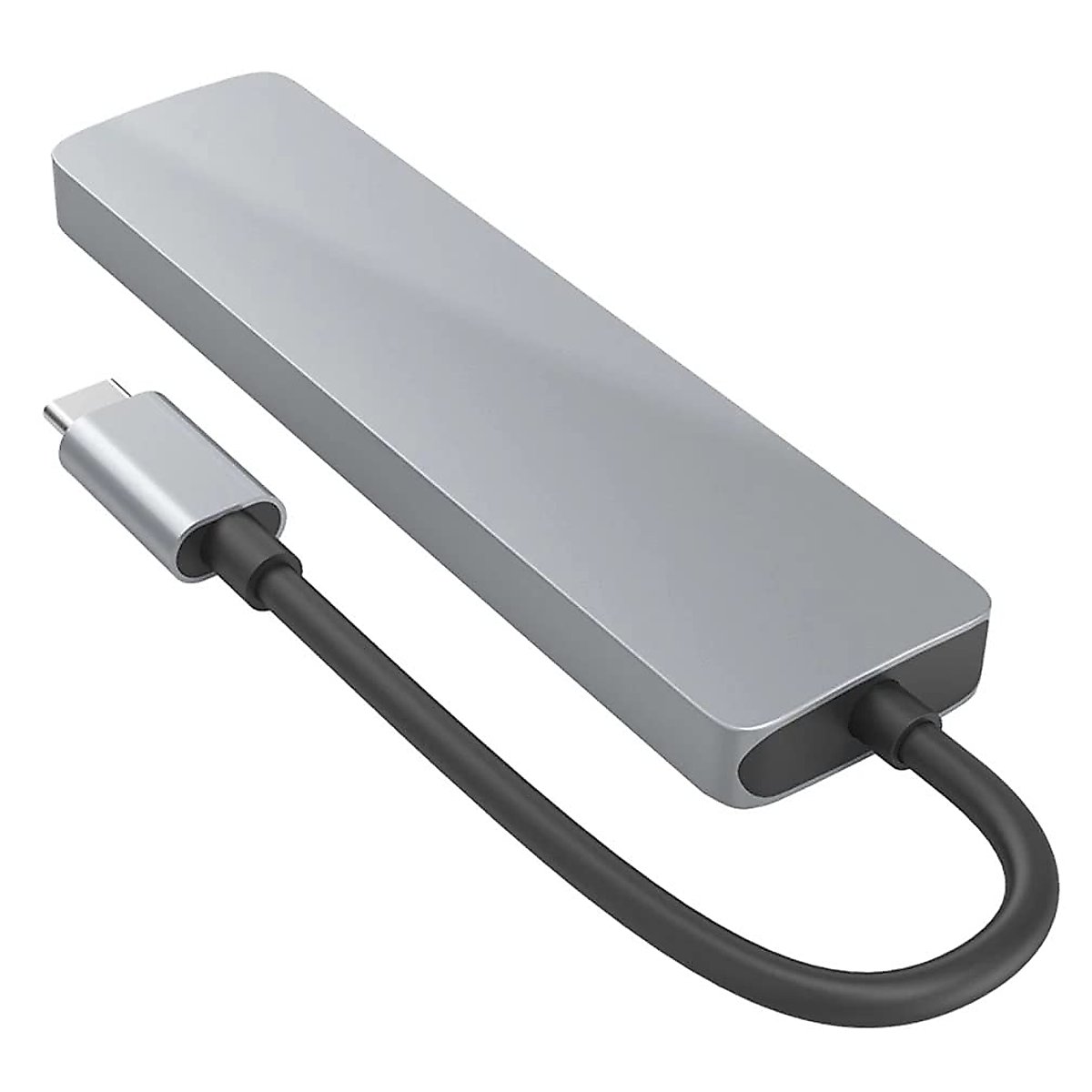 SLSFJLKJ Type-C Hub to HDMI-Compatible Adapter 4K 3 USB C Hub with TF Security Digital Reader Slot for MacBook Pro