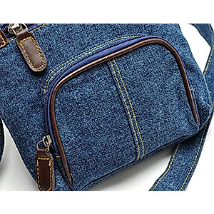 ZOONAI Women Multi Pocket Crossbody Shoulder Bag Small Organizer Purse Wallet