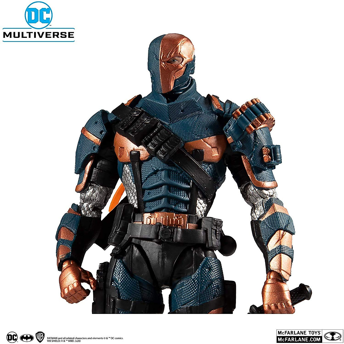McFarlane Toys DC Multiverse Deathstroke: Batman: Arkham Origins 7-inch Action Figure, Multicolor (15342-2)