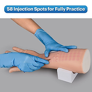 Ultrassist Intradermal Injection Practice Arm, Intradermal Injection Training Simulator for Nursing Students, Medical Education