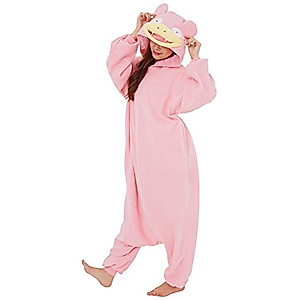 SAZAC Kigurumi - Pokemon - Slowpoke - Onesie Jumpsuit Halloween Costume