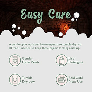 Piggy Boys' Big 2-Piece Loose-fit Pajama Set, Soft & Cute for Kids, ONE of US, 6