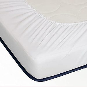 Organic Bamboo Crib Mattress Pad Waterproof Protector, Baby Toddler Crib Mattress Cover, Organic Toddler Bed Crib Mattress Protector Pad Waterproof, Padded Baby Mattress Protector Cover Fitted 28x52